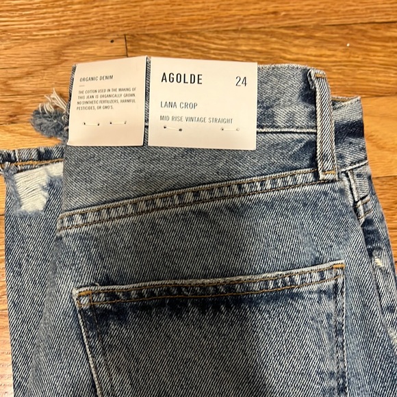Agolde | Jeans | Agolde Lana Crop Mid Rise Srt Size 24 Color Emulsion ...